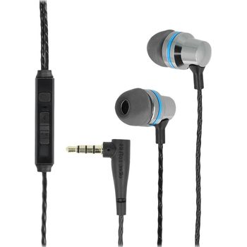 Delock In Ear Kopfhorer mit 4 Pin 3 5 mm Klinkenstecker Mikrofon und Lautstarkeregler Quick Mute Funktion fur Smartphones und Tablets 27183