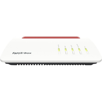 FRITZ!Box 5590 Fiber WLAN-Router, mit Glasfasermodem, Weiß/Rot: Tests ...