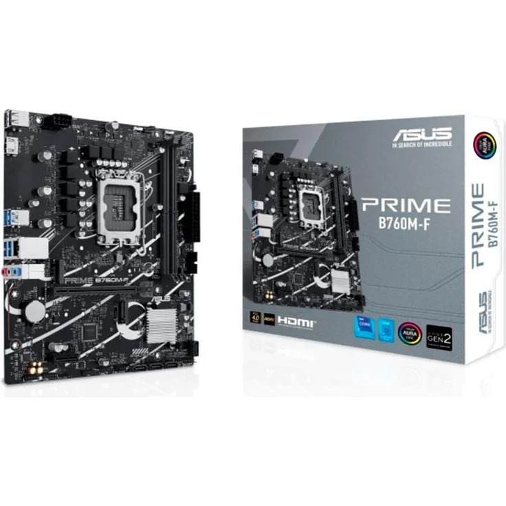Asus PRIME B760M-F B760 LGA 1700 DDR5 Micro-ATX-Mainboard mit PCIe 4.0 ...