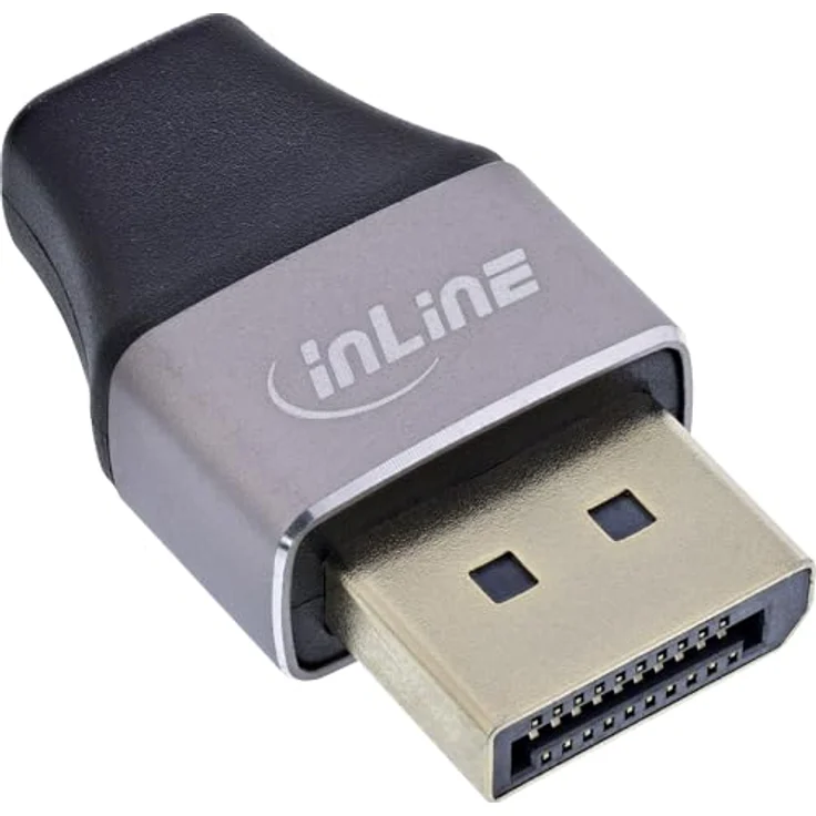 InLine DisplayPort 1.4 Adapter, DP Stecker auf Mini DP Buchse, 8K ...