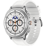 SAMSUNG Galaxy Watch8 Classic 46 mm, Smartwatch mit PU/Kautschuk ...