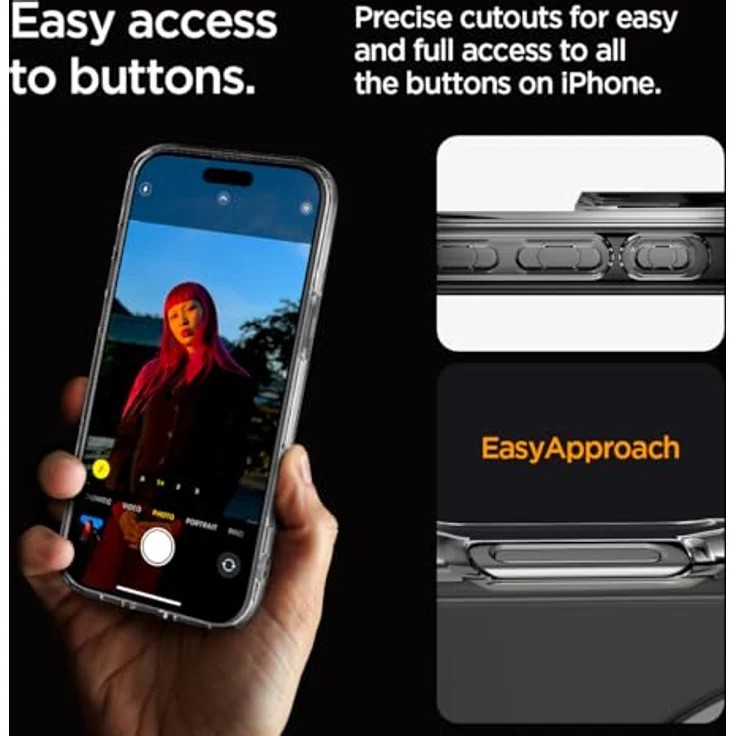 Spigen iPhone 16 Pro Max Hülle [Anti-Yellowing] Ultra Hybrid MagFit ...