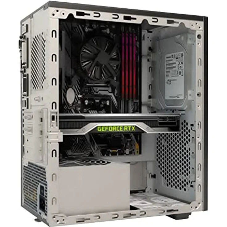iTek SMALLCOM-B Mini Tower-Gehäuse, mATX, 2xUSB3, 2xUSB2, Brushed ...