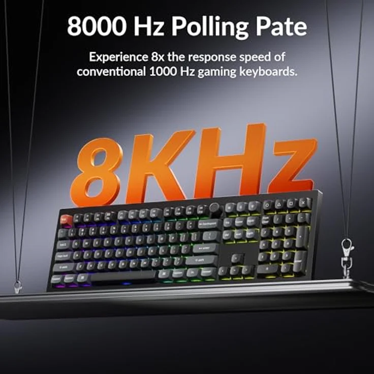 Keychron V6 Ultra 8K, Kabellose Mechanische Tastatur, 8000 Hz, Hot ...