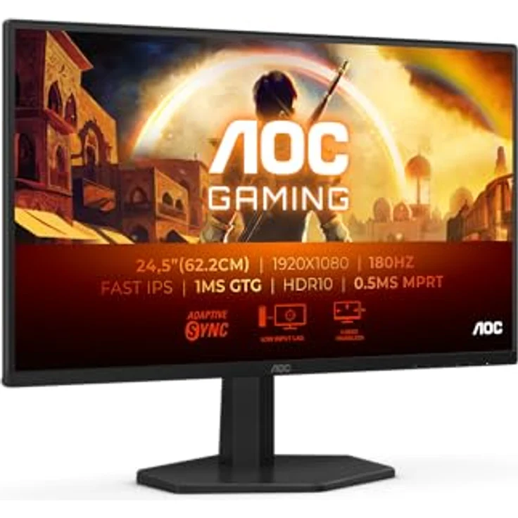 AOC Gaming 25G42E, 25 Zoll Full HD Monitor, 180 Hz, 1 ms Reaktionszeit ...