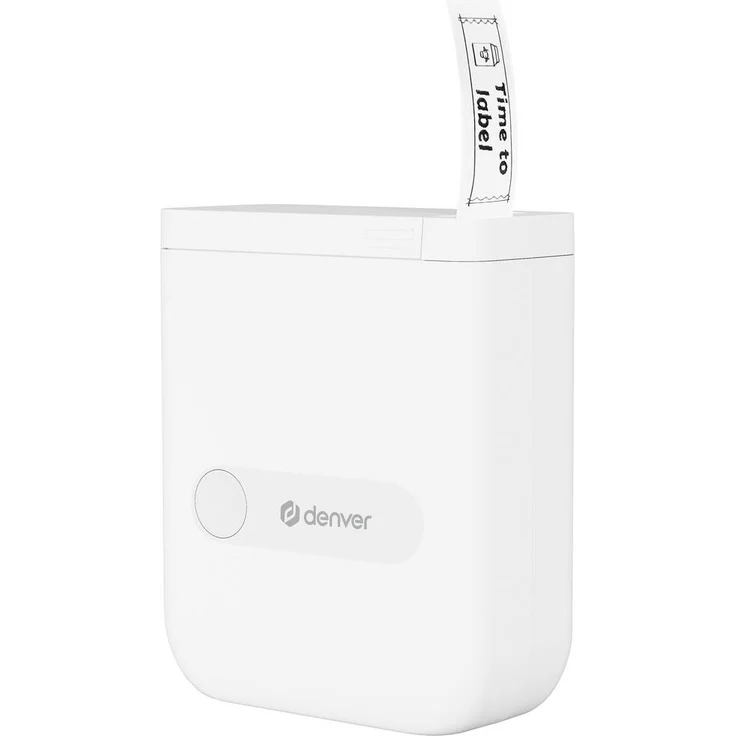 Denver MBP-16W, Mini Bluetooth Thermodrucker mit 15x40mm Aufkleberdruck ...