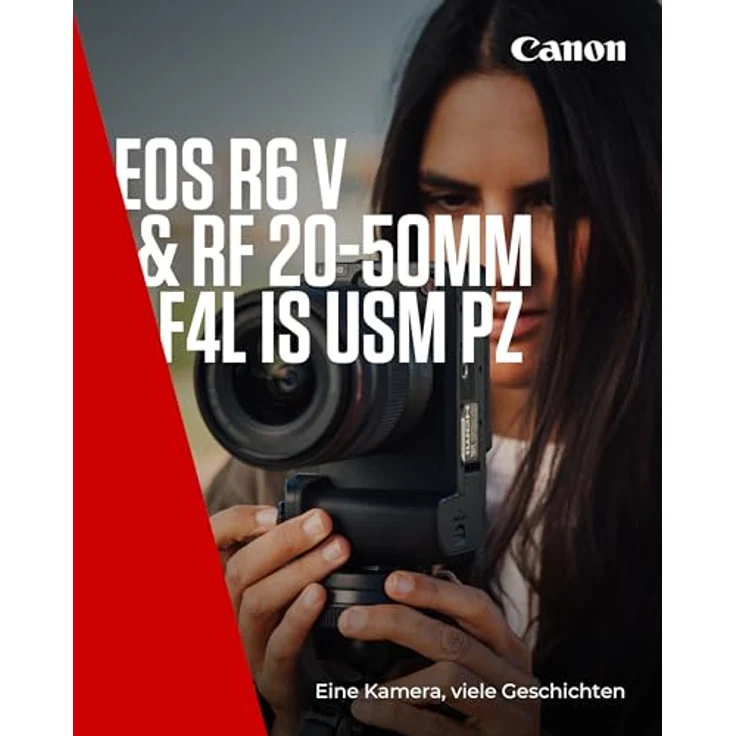 Canon EOS R6 V Spiegellose Vollformatkamera + RF 20-50mm F4L IS USM PZ ...