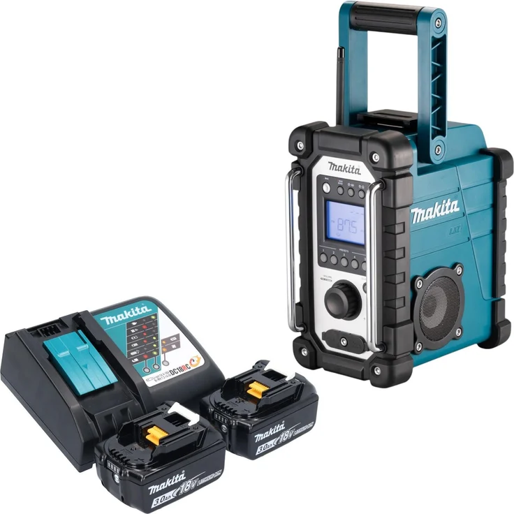 Makita DMR 116 RF, Akku Baustellenradio 14,4 - 18 V, AM FM, AUX, 2x 3,0 ...
