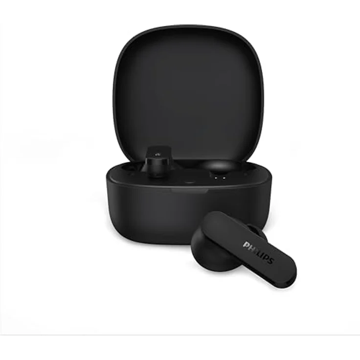 Philips True-Wireless-Ohrhörer TAT2100BK, Bluetooth 6.0, 36 Stunden ...
