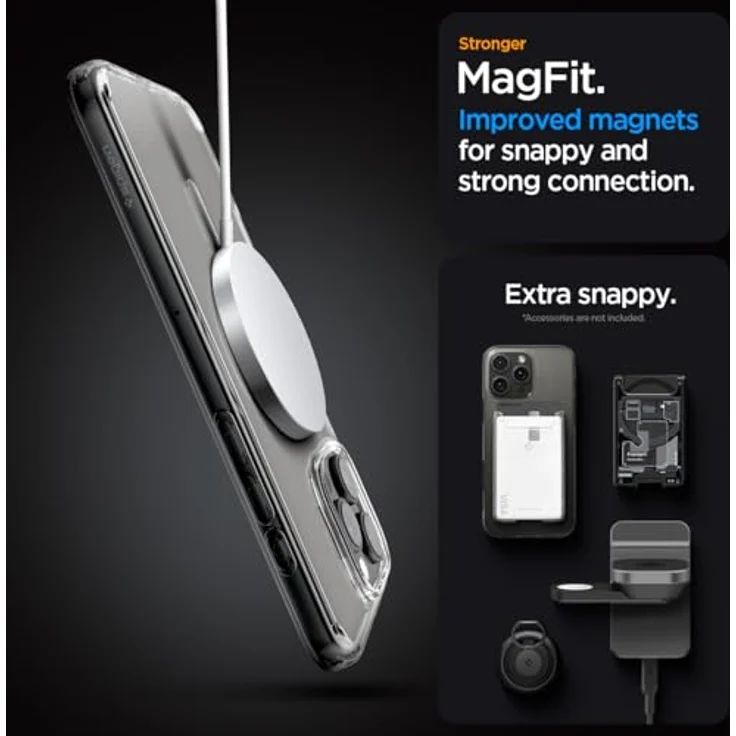 Spigen iPhone 16 Pro Max Hülle [Anti-Yellowing] Ultra Hybrid MagFit ...