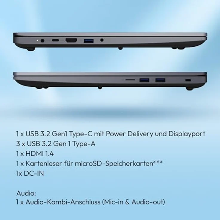 MEDION Avantum 17 E1i, 43,9 cm (17,3 Zoll) Full HD Laptop mit Intel ...