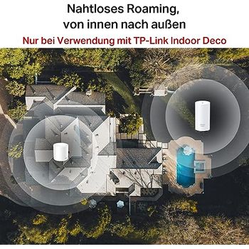 TP-Link Deco X50-Outdoor Wi-Fi 6 Mesh WLAN Set(1 Pack), AX3000 Dualband ...