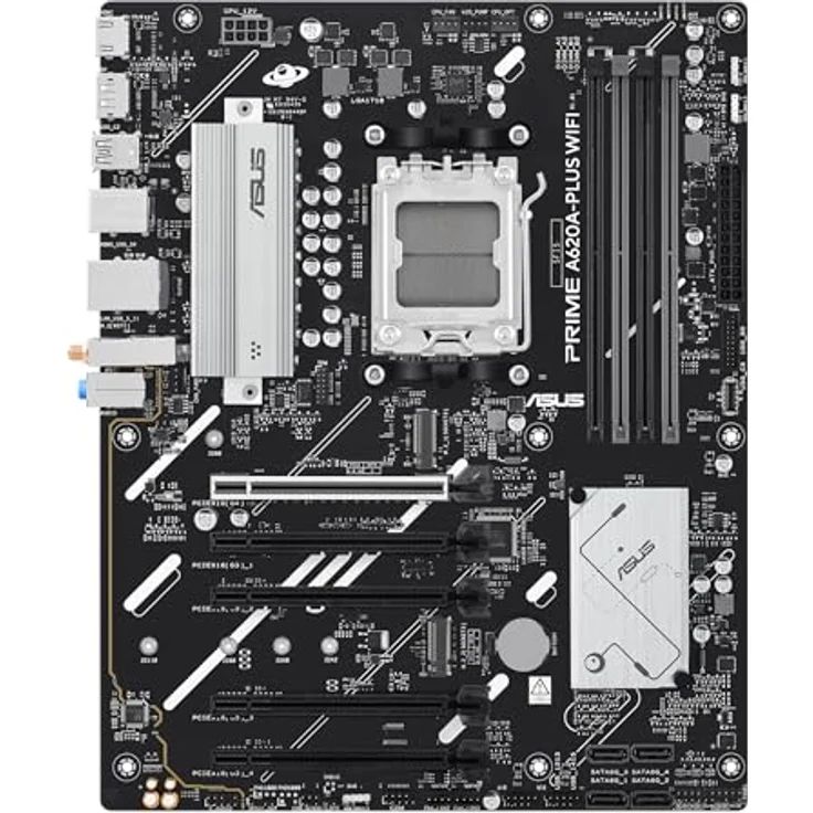 ASUS Prime A620A-PLUS WiFi, ATX-Mainboard für AMD Ryzen 7000 Serie ...
