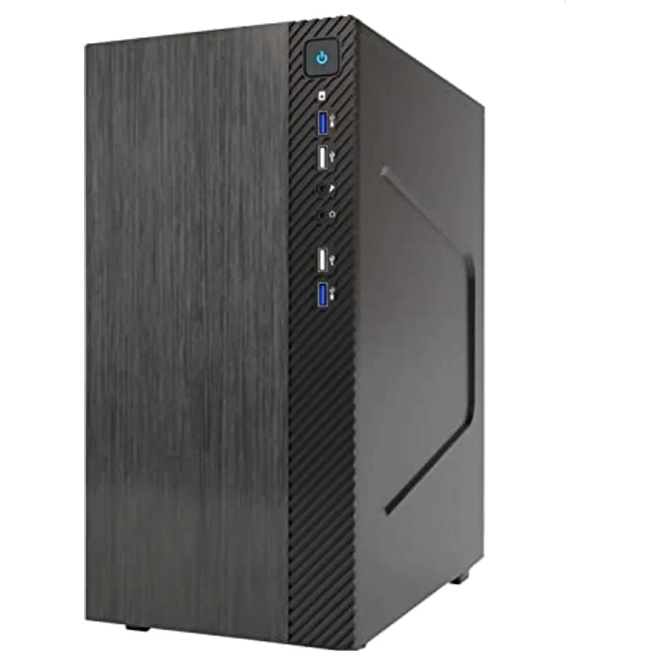 iTek SMALLCOM-B Mini Tower-Gehäuse, mATX, 2xUSB3, 2xUSB2, Brushed ...