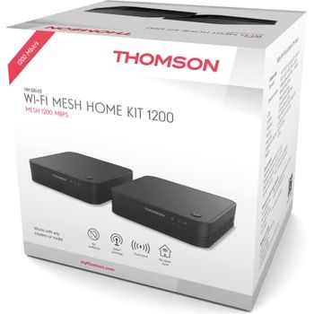 Thomson WLAN Verstärker, Wi-Fi MESH Home Kit 1200, 2 WLAN Mesh Extender ...