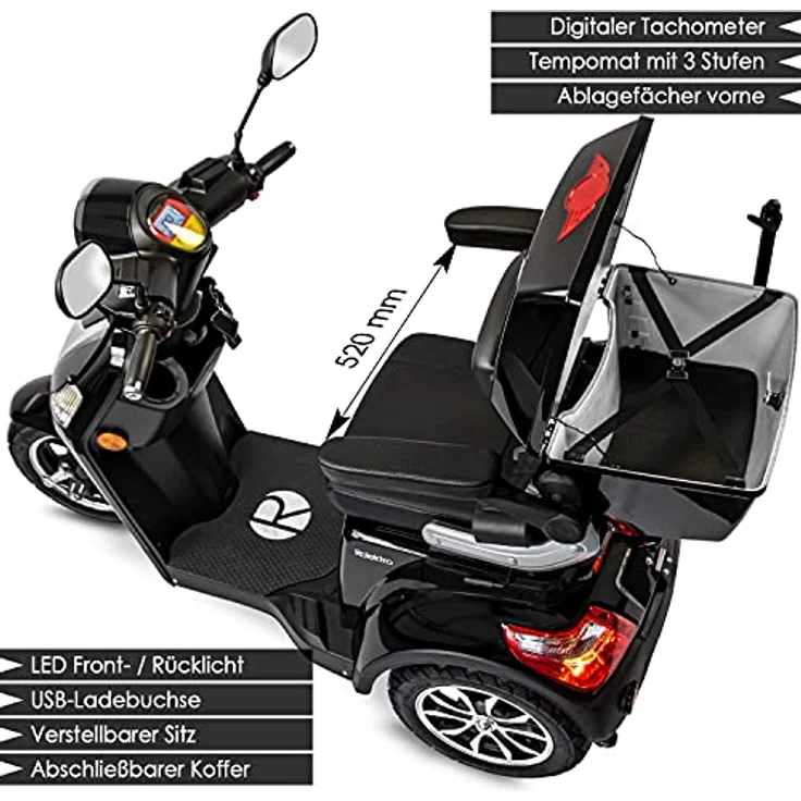 Schne E Trike 25 Crossover 70 Km Reichweite Fotosnull