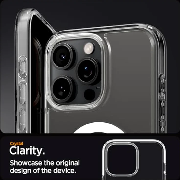 Spigen iPhone 16 Pro Max Hülle [Anti-Yellowing] Ultra Hybrid MagFit ...