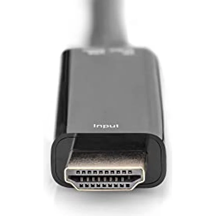 DIGITUS HDMI-Adapter, HDMI zu DisplayPort, UltraHD 4K/30Hz, 0,2 m, DP 1 ...