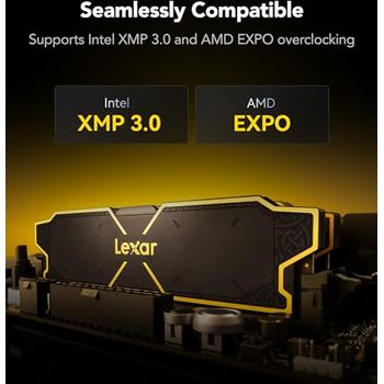 Lexar Thor OC DDR5 RAM 32 GB Kit (16 GB x 2) 6000 MHz, DRAM 288-Pin ...