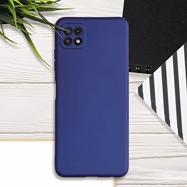 kwmobile Handyhülle für Samsung Galaxy A22 5G, Silikon Case metallisch ...