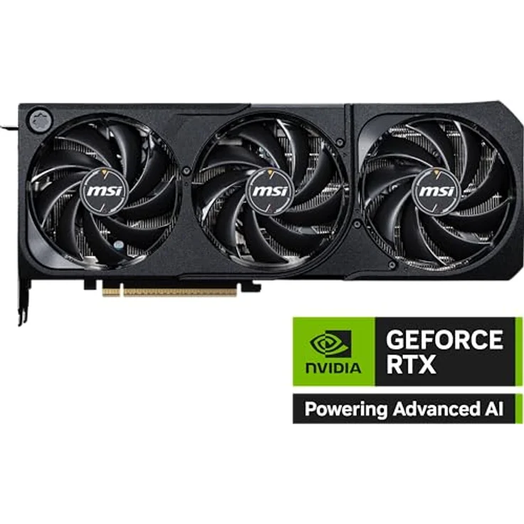 MSI GeForce RTX 5070 Ti Shadow 3X OC, 16GB GDDR7, PCIe 5, Boost 2482 ...