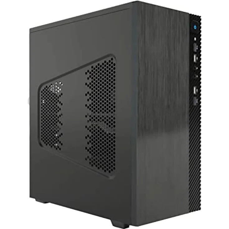 iTek SMALLCOM-B Mini Tower-Gehäuse, mATX, 2xUSB3, 2xUSB2, Brushed ...