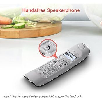 VTech LS1350 Retro-Design Telefon Schnurlos DECT Schnurlostelefon mit ...