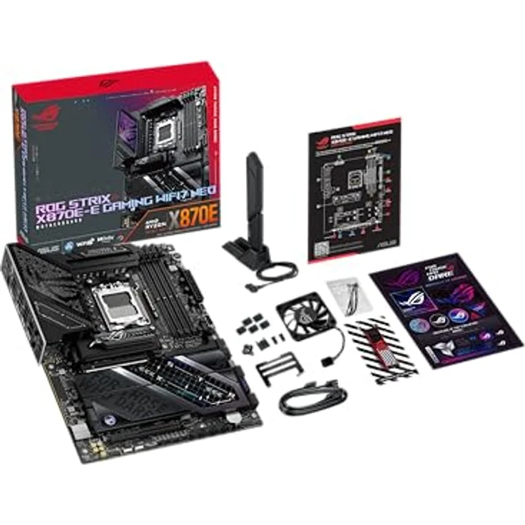 ASUS ROG STRIX X870E-E GAMING WIFI7 NEO, ATX Mainboard mit AMD AM5 ...