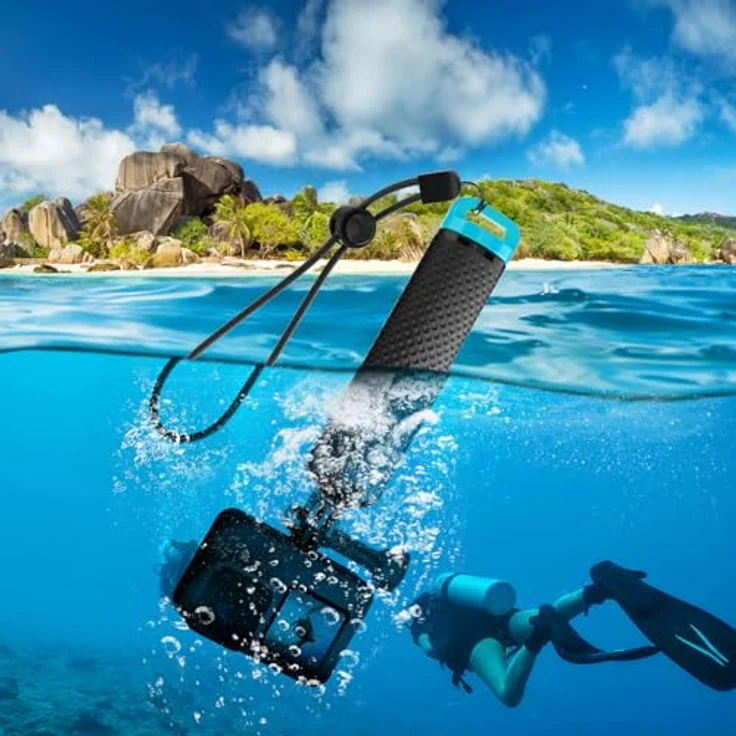 Sametop Schwimmender Handgriff Floating Hand Grip, kompatibel mit GoPro ...