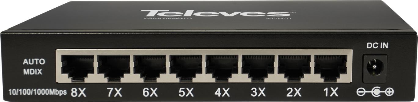 Televes SWUM-1000-8 Ethernet Switch, Netzwerk Switch L2: Tests, Infos ...