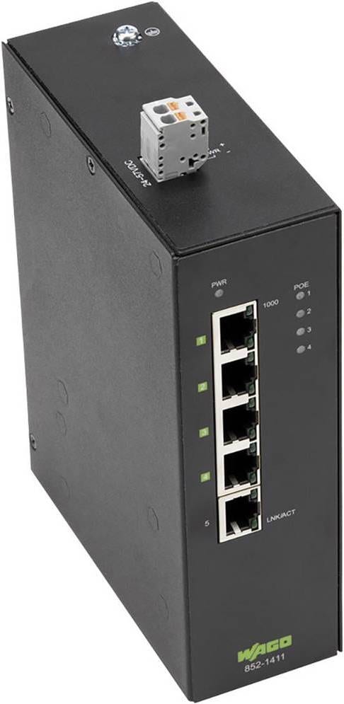 Wago Industrial Ethernet Switch ECO Switch 5 Ports 1000BASE T (5 Ports ...
