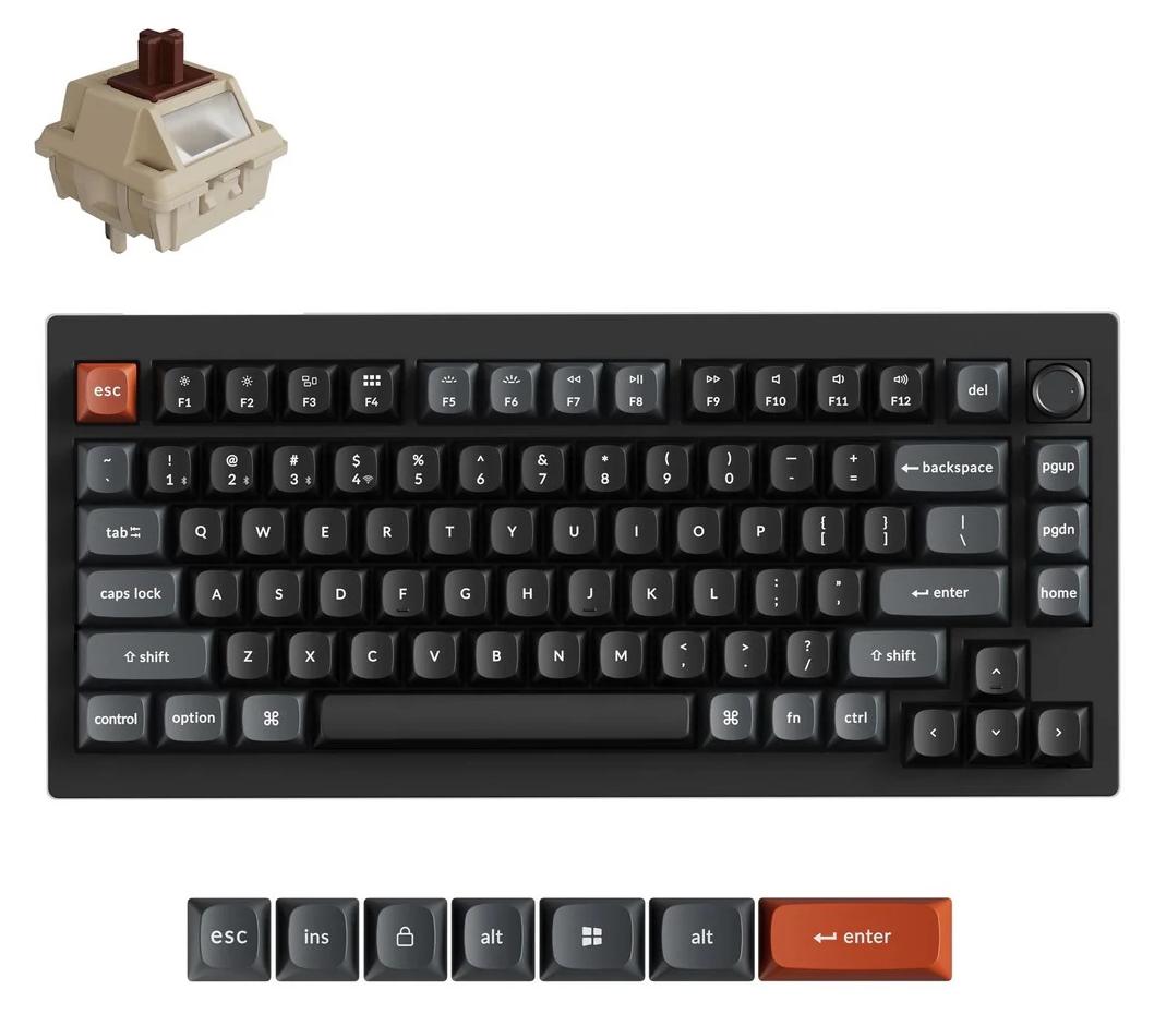Keychron V1 Ultra 8K, Kabellose Mechanische Tastatur mit ...