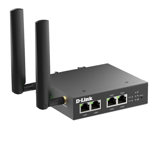 D-Link LTE PoE Modem DWM-314-TP, 4G Router mit 150 Mb/s, 2 PoE LAN ...