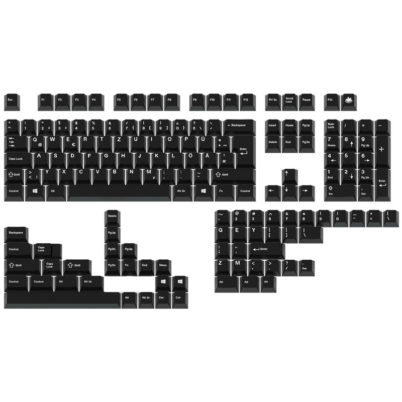 GMK WoB Base Set Caseking, Keycap-Komplettset mit 153 ABS-Keycaps ...