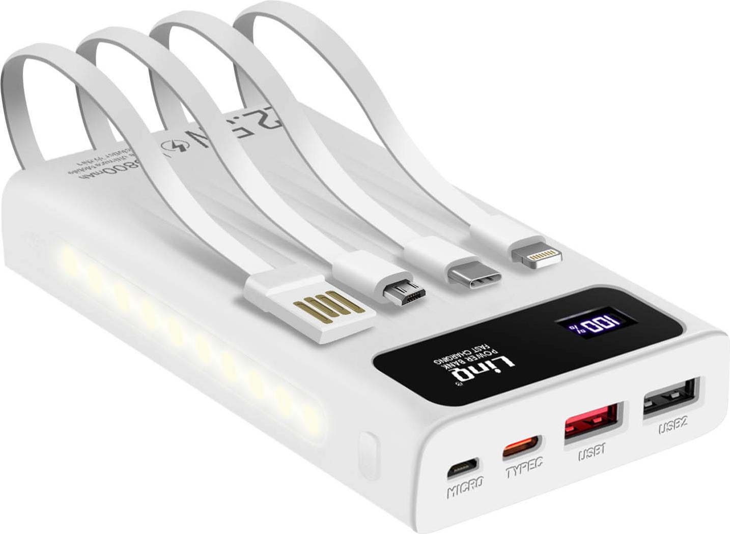 LinQ TT26002 (25800 mAh), Powerbank, Weiss: Tests, Infos ...