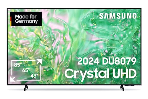 Samsung Crystal UHD 4K DU8079 Fernseher 65 Zoll, Samsung TV mit Dynamic Crystal Color, 4K ...