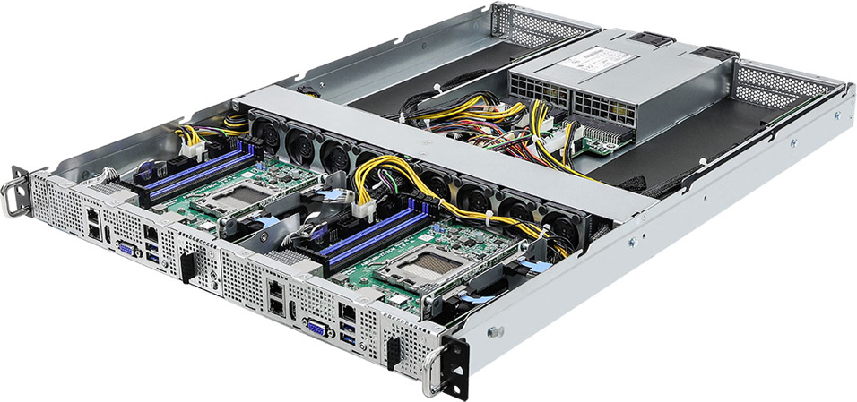 ASRock Barebone Server 1U 1 Socket AM5 1U2N2G-AM5/2T, Rack-Montage, bis ...
