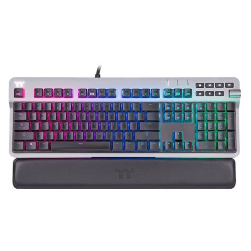 Thermaltake Argent K6 RGB Gaming Keyboard Titanium, Layout: DE QWERTZ ...