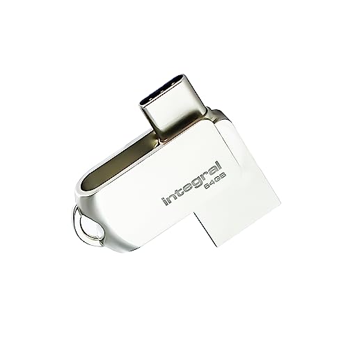 Integral 64GB 360-Dual USB 3.0 Typ C & Typ A USB-Stick | Robustes ...