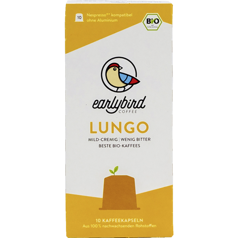 earlybird coffee Bio Lungo Kaffeekapseln: Tests, Infos & Preisvergleich