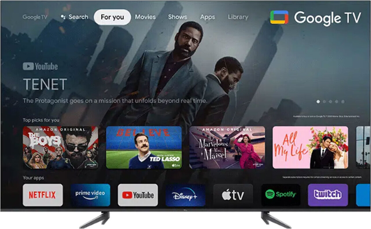 TCL 65QLED770, 65 Zoll QLED TV mit 4K Ultra HD, HDR 10+, Dolby Vision ...