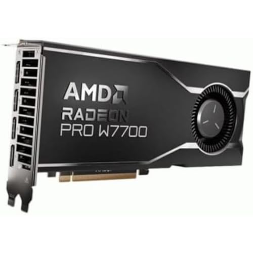 AMD Radeon Pro W7700 16GB (RDNA 3, 4X DisplayPort 2.1) Grafikkarte ...