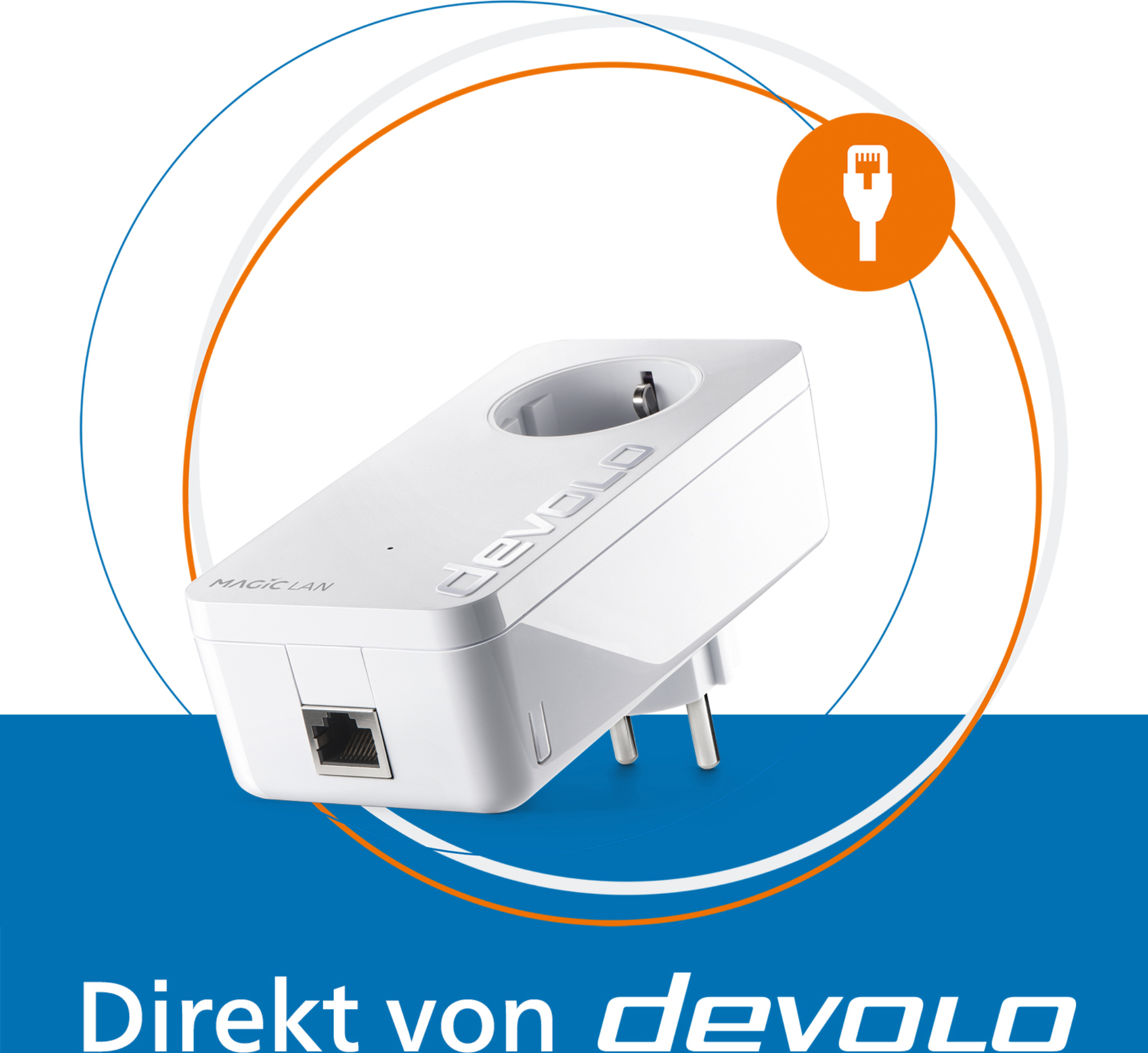 Devolo Magic 1 LAN Powerline Adapter, 1x Gigabit LAN Port, 1x ...
