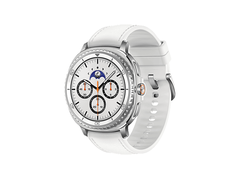 SAMSUNG Galaxy Watch8 Classic LTE 46 mm Smartwatch mit PU/Kautschuk ...