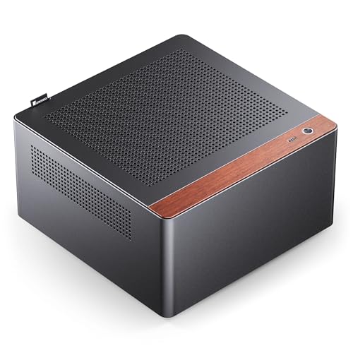 Jonsbo N10 Mini-Tower PC Gehäuse, geeignet für Mini-ITX, schwarz, mit ...