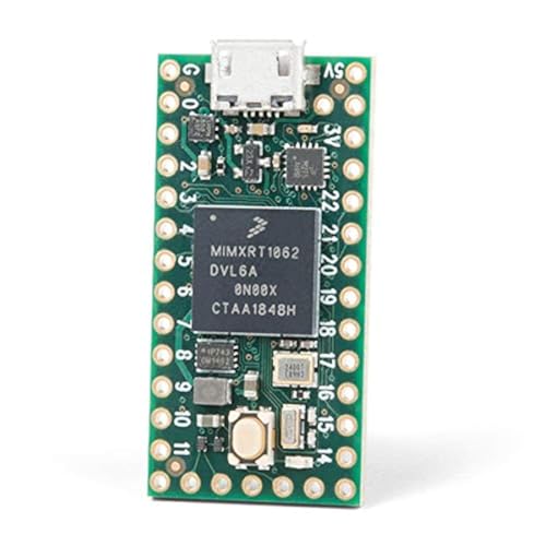 PJRC Teensy 4.0 Mainboard, 1024K RAM, 2048K Flash, 2 USB-Anschlüsse ...