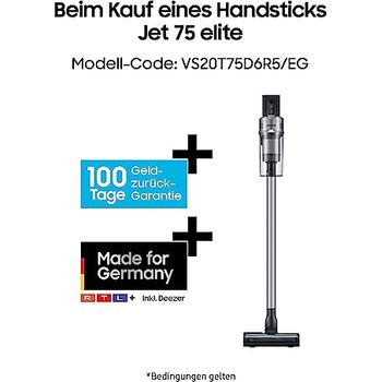 Samsung Jet 75 elite VS20T75D6R5/EG, Akku-Handstaubsauger, kabellos ...