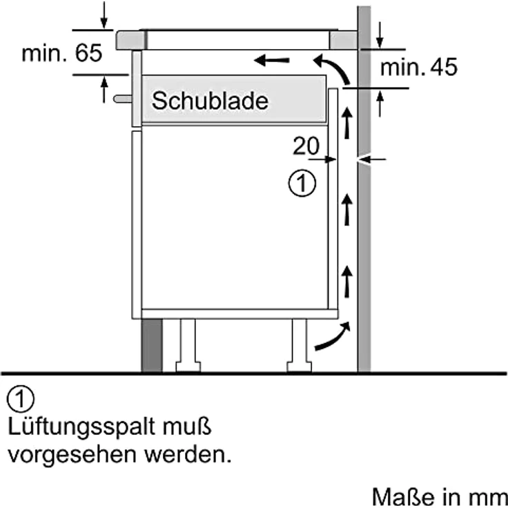 Neff Backofen-Set B1CCC0AK3 + T58SHF1L0, Einbau, Induktionskochfeld ...