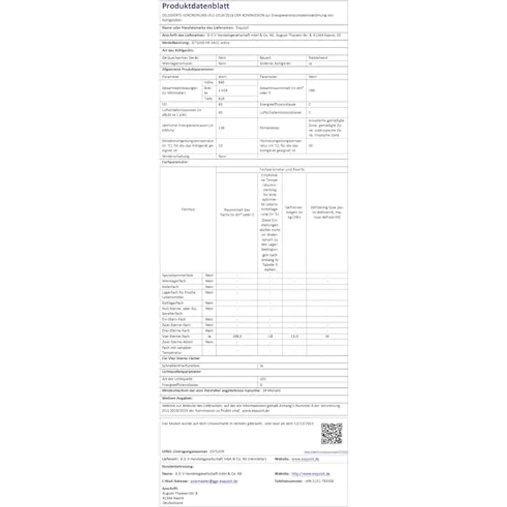 Exquisit GT5200-HE-041C, Gefriertruhe mit 198 l Nutzinhalt, 13 kg/24h ...