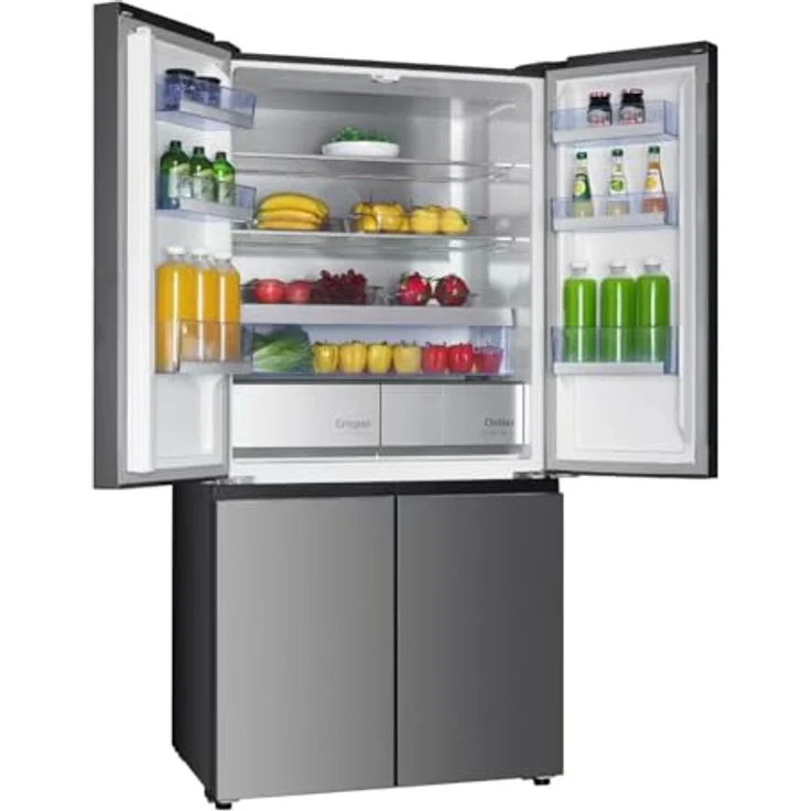 Beko GNO52223MXPN, Freistehende Mehrtür-Kühl-Gefrierkombination mit 522 ...